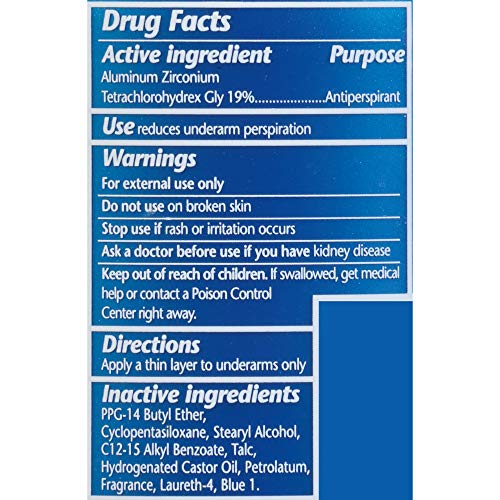 Arrid XX Extra Extra Dry Solid Antiperspirant Deodorant, Regular, 2.6 Oz (Pack of 6)