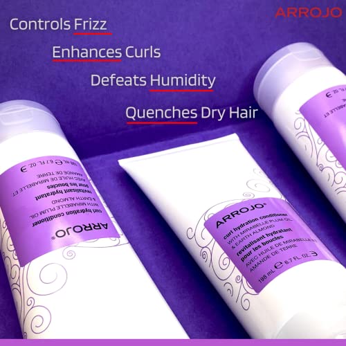 ARROJO Curl Hydration Conditioner, Anjou Pear and Fig Leaf, 6.7 fl.oz.