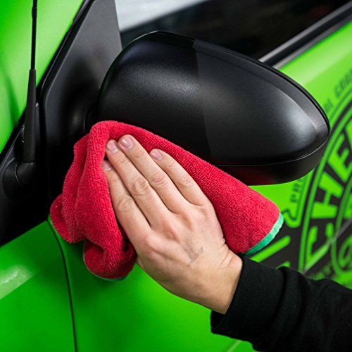 Chemical Guys MIC99703 Red 24" x 16" Fluffer Miracle Supra Mircofiber Towel, , 1 Pack