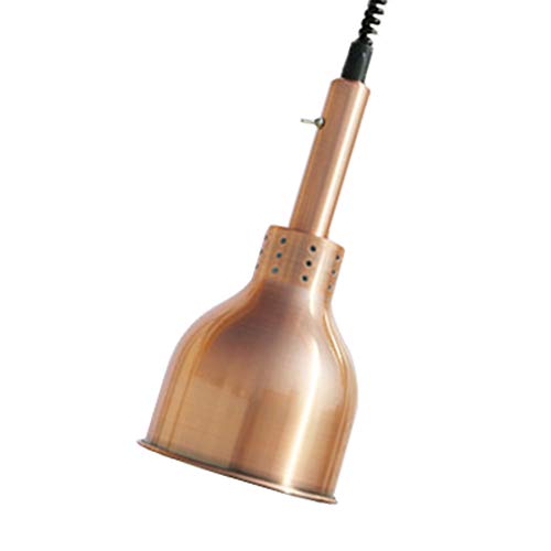 Commercial Heat Lamp Food Warmer, Telescopic Pendant Light Buffet Heating Insulation Lamp, Keep Barbecue Pizza French Fries Hot, Adjustable Length 75-165cm, 4-Pack