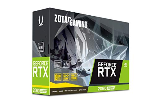 ZOTAC GAMING GeForce RTX 2060 SUPER MINI 8GB GDDR6 256-bit 14Gbps Gaming Graphics Card, Ice Storm 2.0, Super Compact, ZT-T20610E-10M