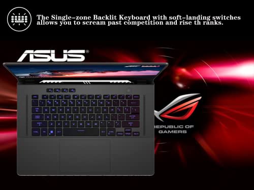 ASUS 2023 ROG Zephyrus 15.6" WQHD 165Hz Gaming Laptop, AMD Ryzen 9 6900HS, RGB Backlit Keyboard, NVIDIA GeForce RTX 3060 8G, Win 11 Pro, Gray, 32GB SnowBell USB Card, (32GB DDR5 | 1TB PCIe SSD)