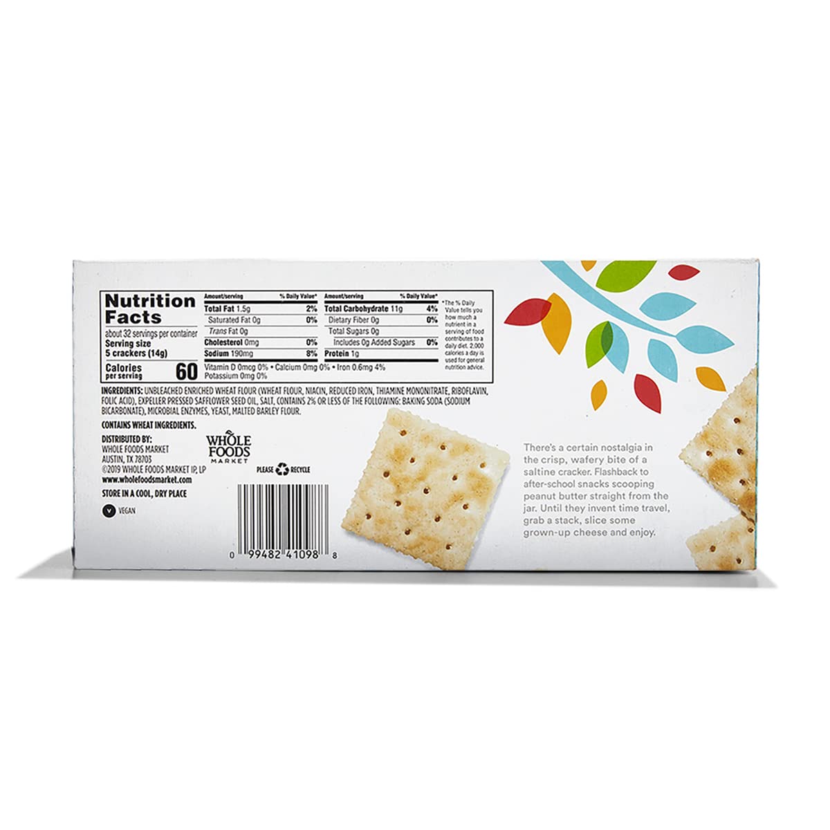 365 by Whole Foods Market, Salted Saltine Crackers, 16 Ounce