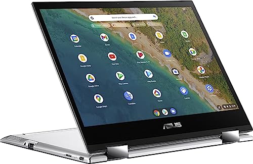 ASUS Chromebook Flip CM3, 12" Touchscreen NanoEdge Display, MediaTek™ Kompanio 820 (8192), Arm NATT MC5 GPU, 64GB eMMC, 4GB RAM, Wi-Fi 5, Chrome OS, CM3200FM1A-DH01T (Renewed)