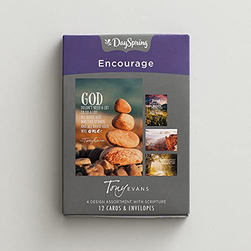 DaySpring Encouragement - Inspirational Boxed Cards - Tony Evans - 18564,Multi