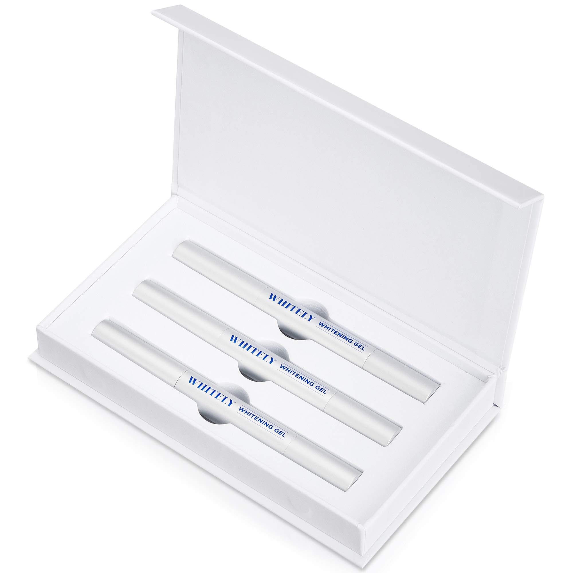 WHITELY Premium Teeth Whitening Pen (3 Pack), 35% Carbamide Peroxide Gel, 30+ Uses, No Sensitivity, Painless, Effective, Easy to Use, Travel-Friendly, Natural Mint Flavor
