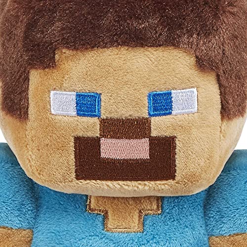 Mattel Minecraft Basic Plush Character Soft Dolls, Video Game-Inspired Collectible Toy Gifts for Kids & Fans Ages 3 Years Old & Up