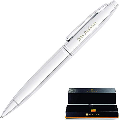 Dayspring Pens Cross Pen | Personalized Graduation Gift Pen - Cross Calais Ballpoint Pen with Grad Emblem on Clip. Engraved/Personalized with name or message in 1 day