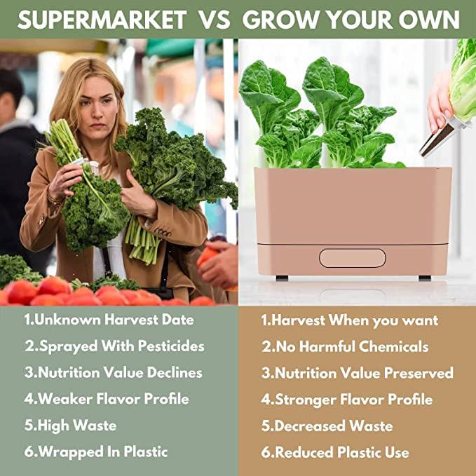 Assorted Fruit & Vegetables Mix Pod Kit for Aerogarden Hydroponics Growing System, Pod kit with Growing Guide,Contains Grow Sponge A&B Food (7 Pods)