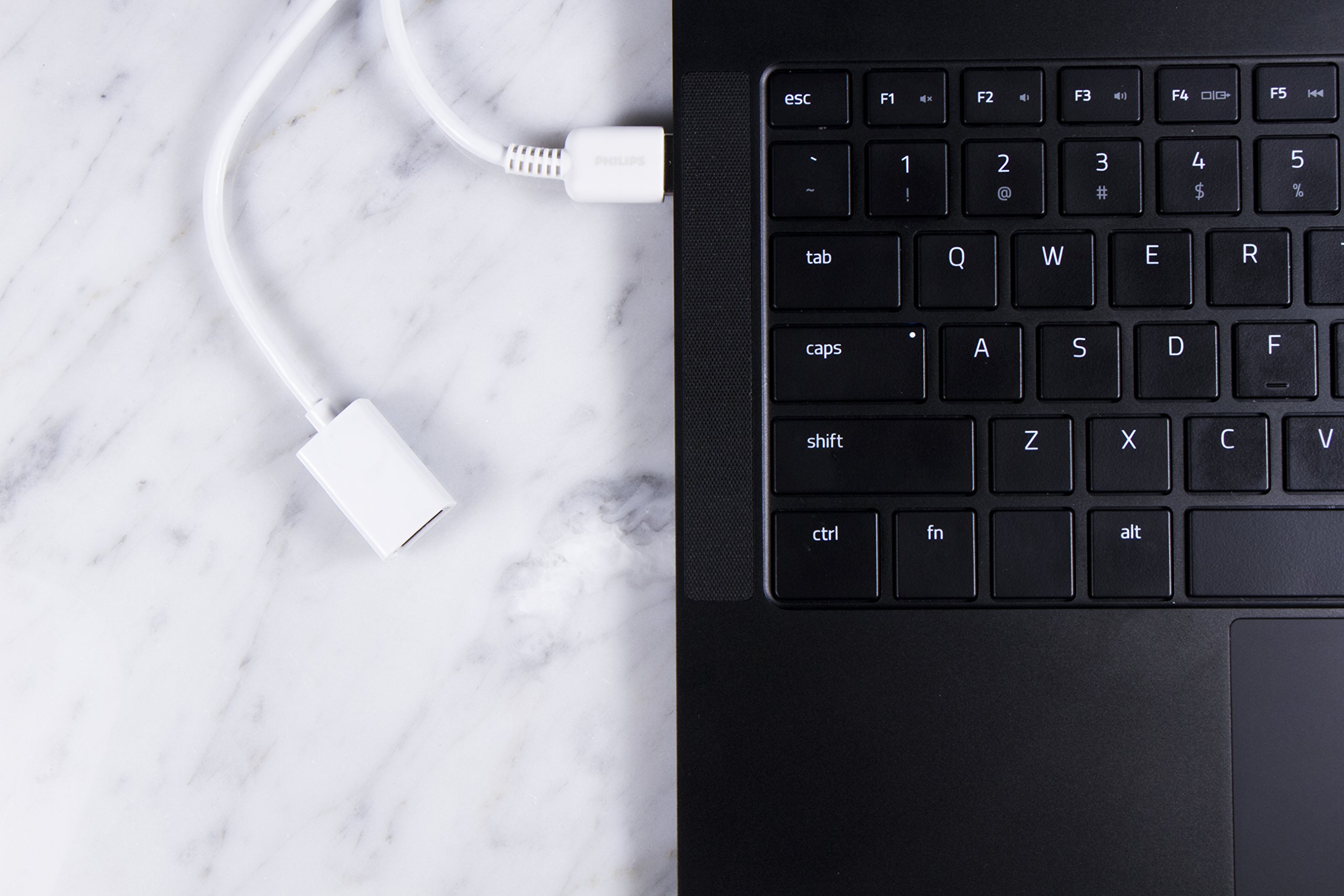 Philips 6ft. (1.8m) USB 2.0 Charging Extension Cable, USB-A Male to USB-A Female Extender, Sleek White Finish, High Speed, Works with Windows 7+ and Mac, Works With Andriod and iOS Devices SWU2801N/27
