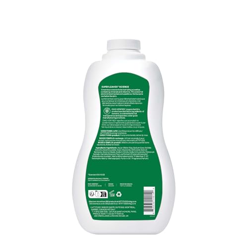 ATTITUDE Foaming Hand Soap, EWG Verified, Plant and Mineral-Based Ingredients, Vegan and Cruelty-free Personal Care Products, Green Apple & Basil, Bulk Refill, 35.2 Fl Oz
