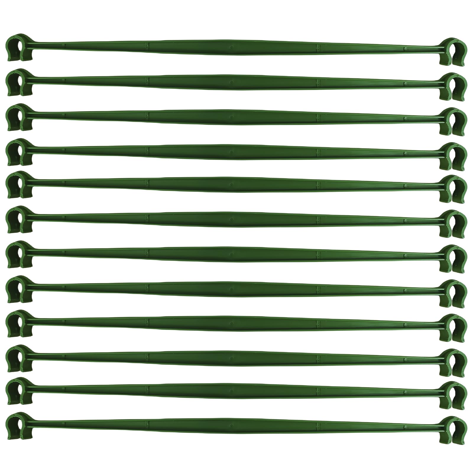 36PCS Plant Stake Arms for Tomato Cage,Expandable 11.8" Plant Supports Trellis Connector Clips for 11mm Garden Plants Stakes Stand Outdoor/Indoor