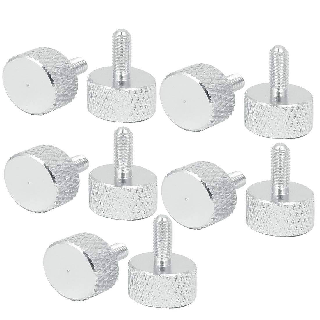 New Lon0167 Computer PC Featured Graphics Card Knurled reliable efficacy Thumb Screws Silver Tone M3x8mm 10pcs(id:d57 e5 43 ade)