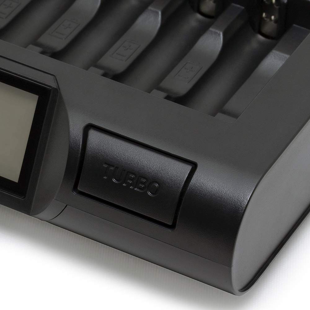 Powerex MH-C980 Turbo Charger Analyzer for AA/AAA Batteries with Bonus Free Lens Cloth