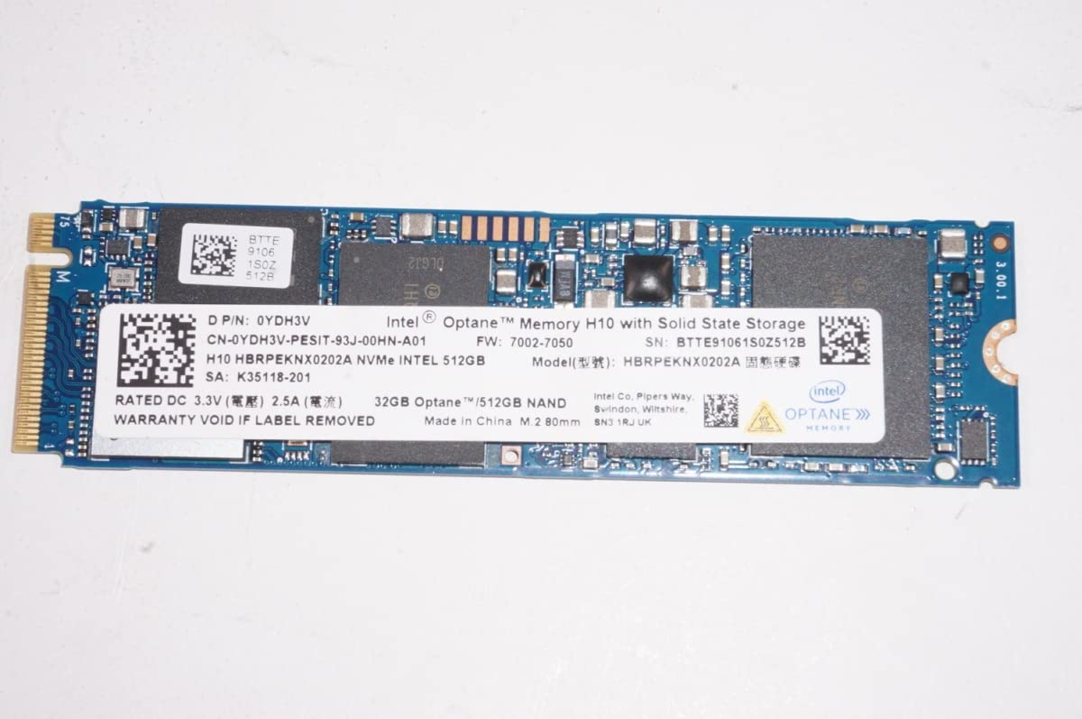 FMB-I Compatible with L48338-001 Replacement for Hp 512GB PCIe NVMe 32GB Optane Memory SSD Drive 17M-CE0013DX
