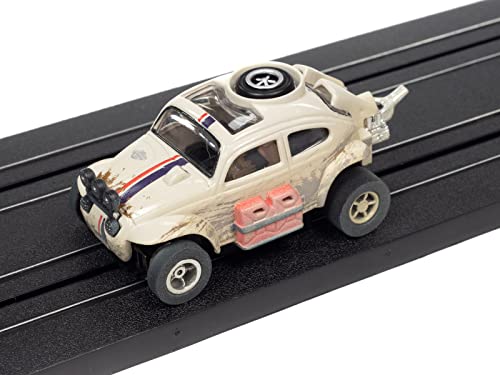 Auto World Xtraction 1965 Volkswagen Baja Bug (White) HO Scale Slot Car