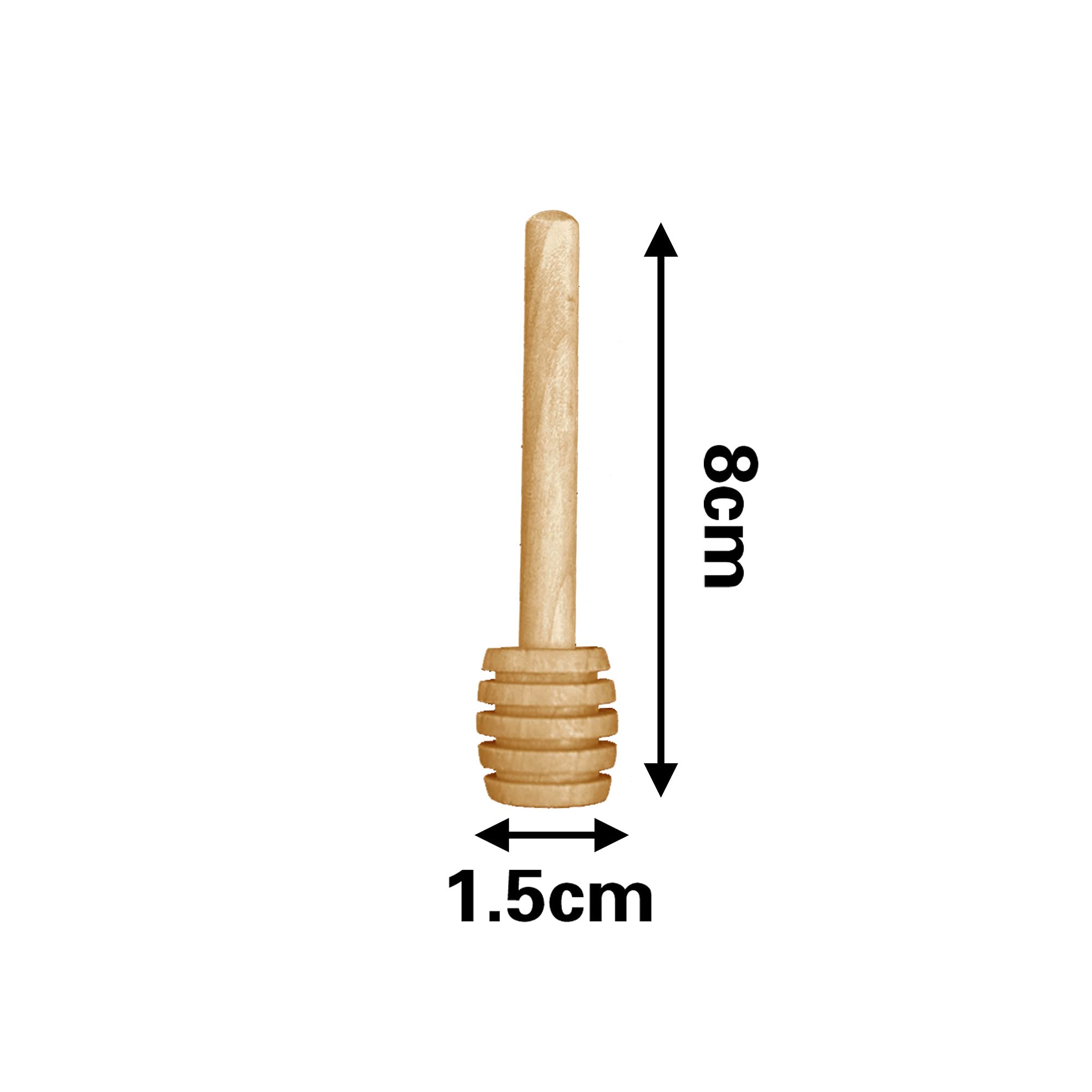 20Pcs Honey Dipper Sticks, 3 Inch Wooden Honey Dipper, Mini Honeycomb Stick, Honey Stirrer Stick for Honey Jar Dispense Drizzle Honey and Wedding Party Gift