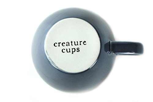 Creature Cups Turtle Ceramic Cup (11 Ounce, Wedgewood Blue Exterior) - Hidden Sea Animal Inside - Birthday, Holiday & Housewarming Gift for Ocean and Coffee & Tea Lovers