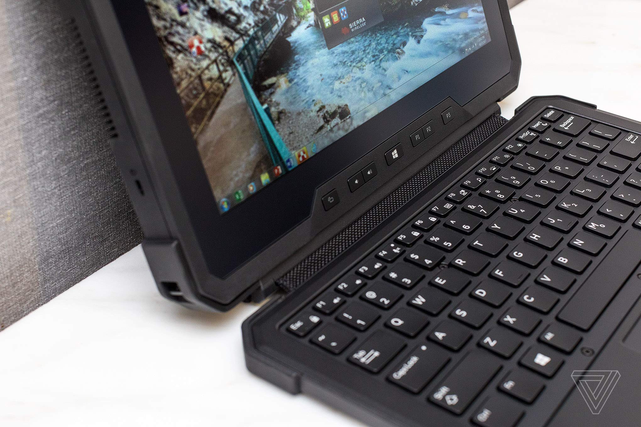 Dell Latitude Rugged 7202 Tablet 2 In 1 Laptop PC (Intel Core M-5Y71, 8GB Ram, 128GB SSD, Dual Camera, Thumb Security) Win 10 Pro Dual Battery (Renewed)