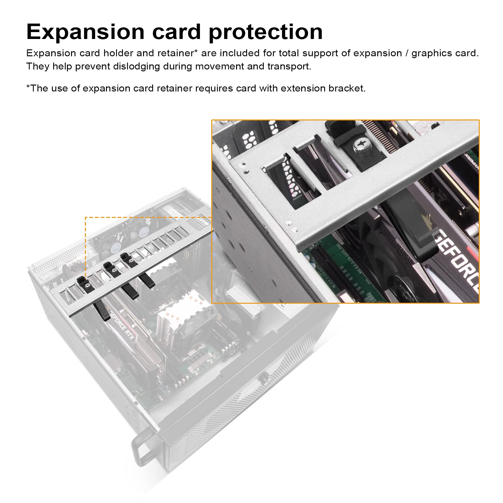 Silverstone RM42-502 4U rackmount Server Chassis with Liquid Cooling Compatibility, SST-RM42-502