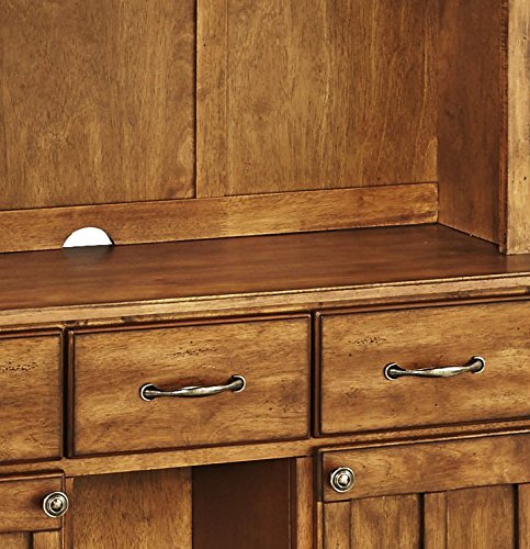 Buffet of Buffets Cottage Oak with Wood Top by Home Styles