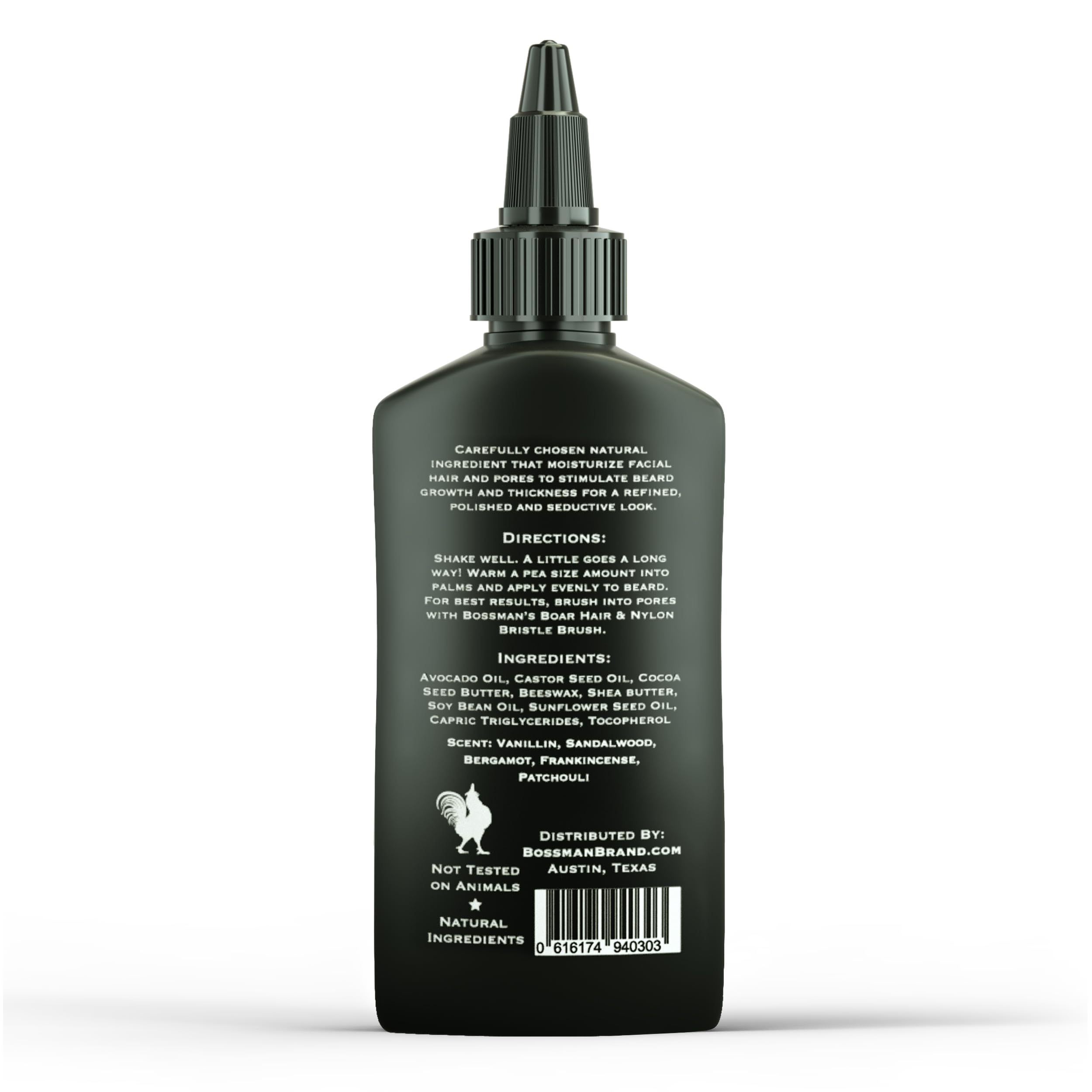 Bossman Beard Oil Jelly (4oz) - Beard Growth Softener, Moisturizer Lotion Gel with Natural Ingredients - Beard Growing Product (Magic Scent)