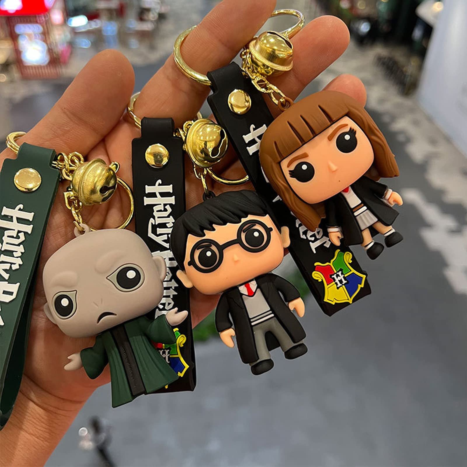 3D Film Characters Keychain Charm Bag Decoration Funny Key Chain