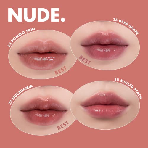 rom&nd Juicy Lasting Tint 23 NUCADAMIA, Vivid color, Glossy Finish, Long-lasting, MLBB, moisturizing, Highly-Pigmented, Clear & Natural Makeup, Lip Tint for Daily Use, K-beauty, 5.5g / 0.2 oz