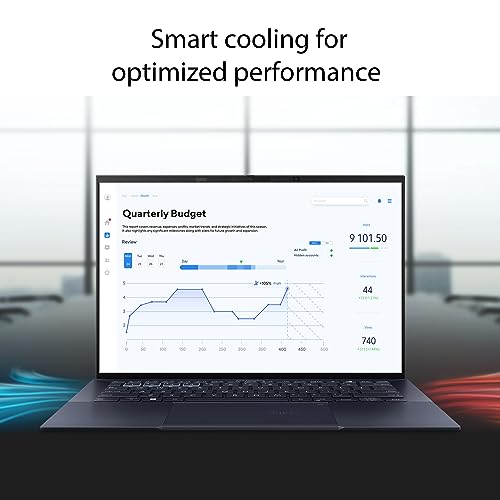 ASUS ExpertBook B9 OLED Ultralight Business Laptop, 14” OLED Display, Intel vPro® Essentials with Intel® Core™ i7-1355U, 2TB SSD, 32GB RAM, Win 11 Pro, All-Day Battery Life, Star Black, B9403CVA-XVE77