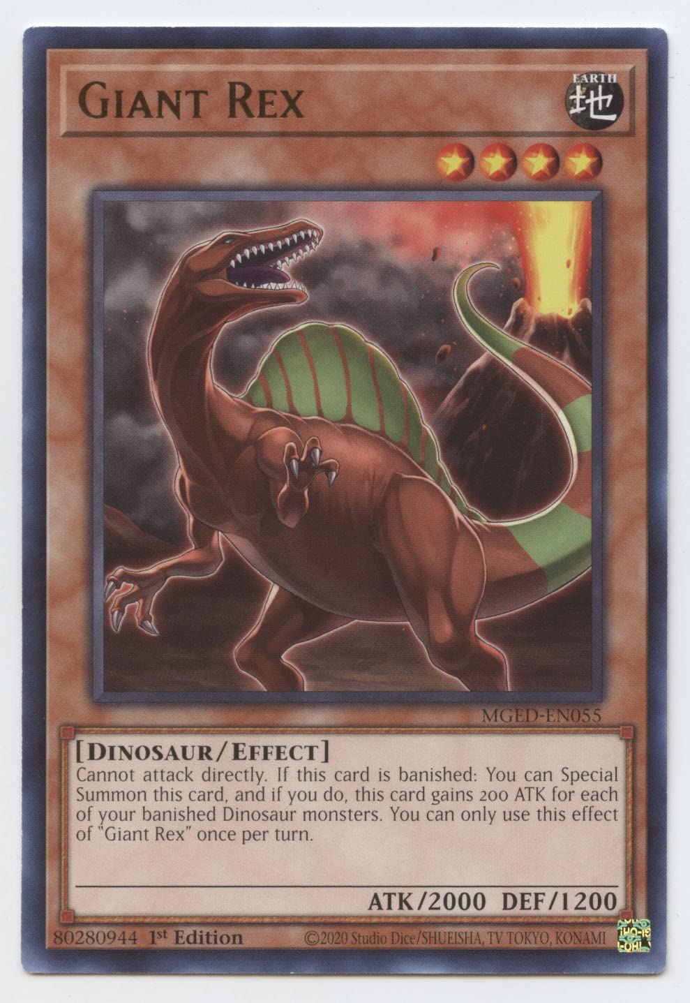 Giant Rex - MGED-EN055 - Rare - 1st Edition