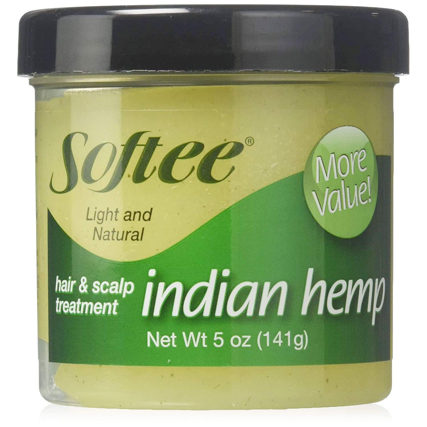 Softee Light And Natural Indian Hemp Hair And Scalp Treatment 5 Oz,Pack of 12