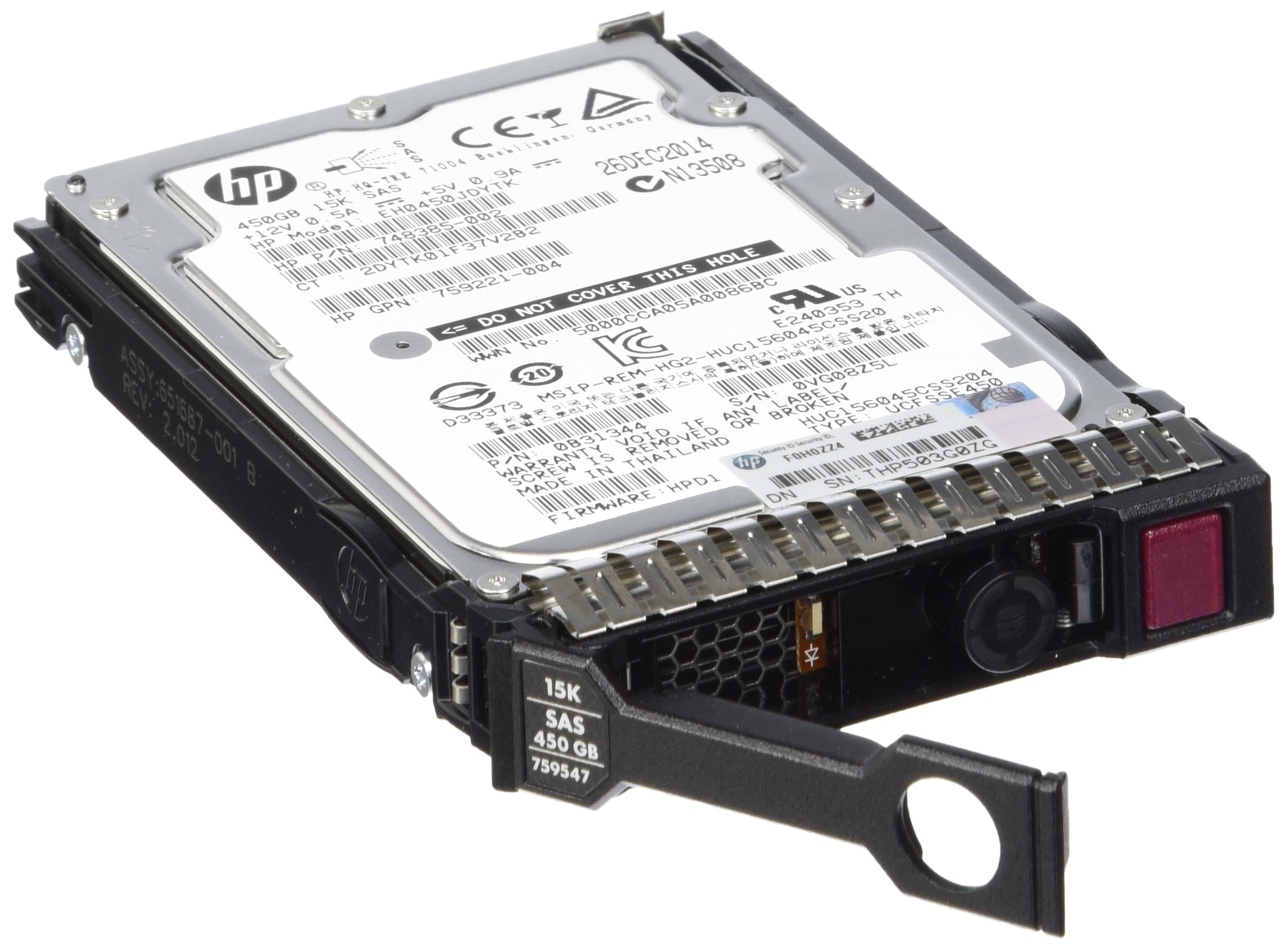 HP 759547-001 450GB 12G SAS 15K 2.5 (Renewed)