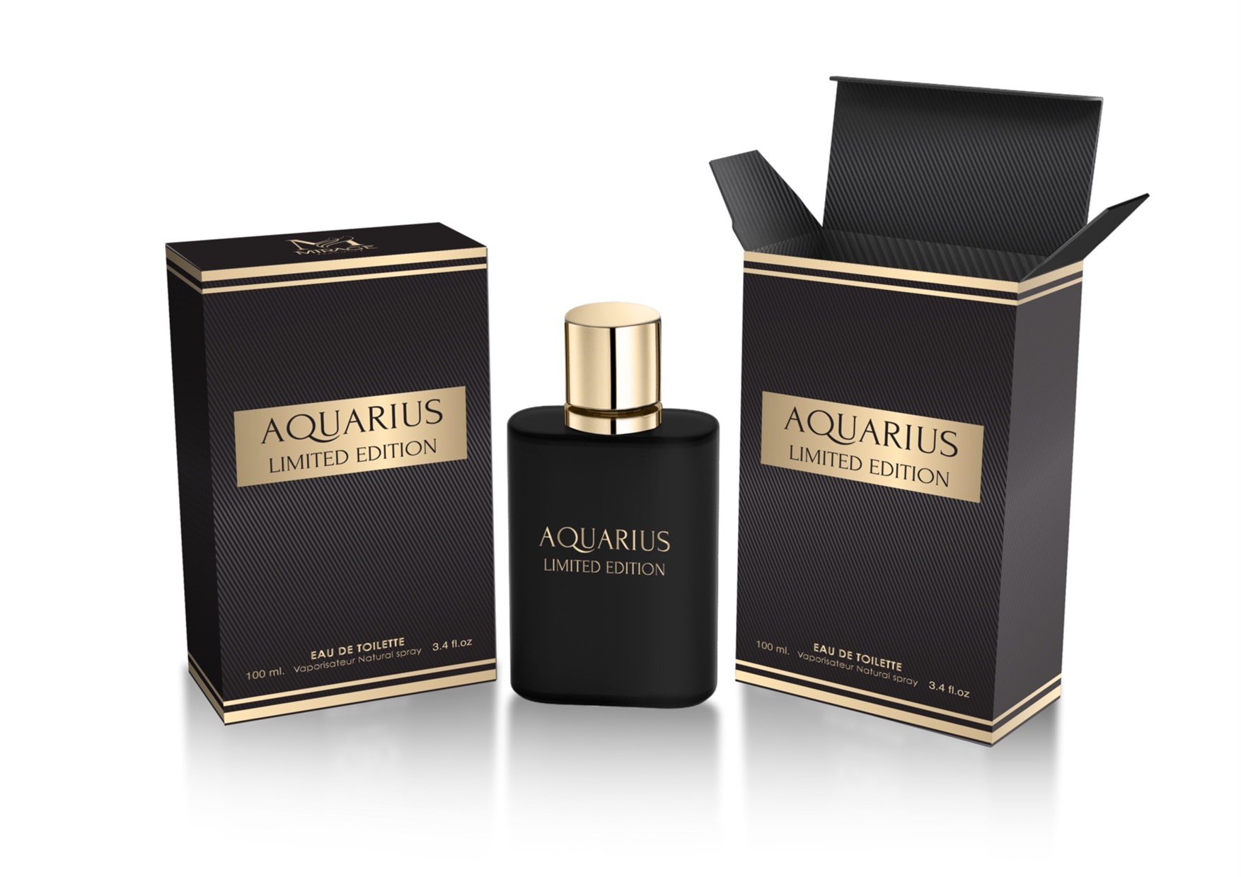 Mirage Brands Aquarius Limited Edition 3.4 Ounce EDT Men's Cologne | Mirage Brands is not associated in any way with manufacturers, distributors or owners of the original fragrance mentioned