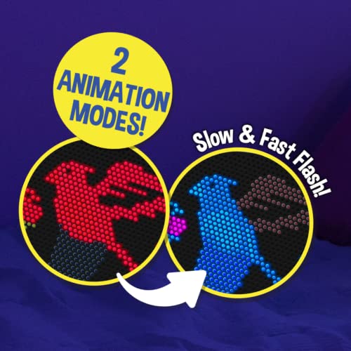 Lite Brite Oval High Definition - Light Up Toy β 650 Mini Pegs, 8 HD Design Templates, Great Gift for Girls and Boys Ages 6+