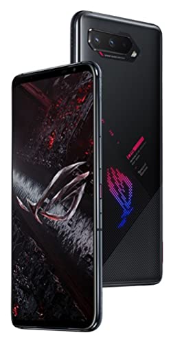 ASUS ROG Phone 5S ZS676KS 5G Dual 128GB 12GB RAM Factory Unlocked (GSM Only | No CDMA - not Compatible with Verizon/Sprint) Tencent Version – Black