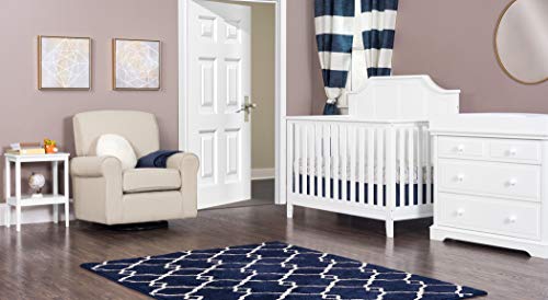 Child Craft Rylan 4-in-1 Convertible Baby Crib, Matte White