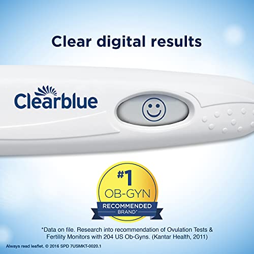 Clearblue Ovulation Predictor Kit, Featuring Ovulation Test with Digital Results, 20 Ovulation Tests
