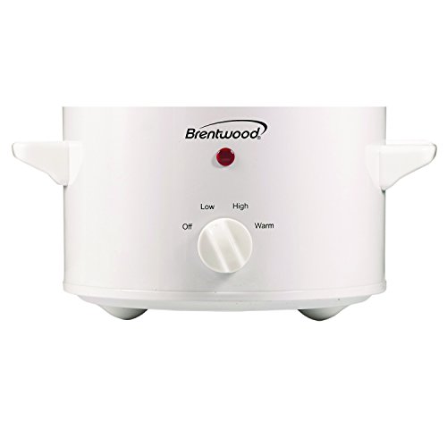 Brentwood Slow Cooker, 1.5 Quart, White