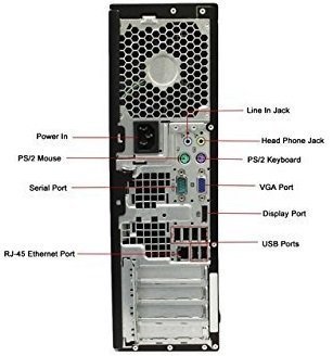 HP Elite 8100 (SFF) Desktop Computer, Intel Core i5, 19 LCD Monitor (Brands May Vary) 8GB RAM, 128GB New SSD, WiFi, Bluetooth, HDMI - Windows 10 Professional (Renewed)