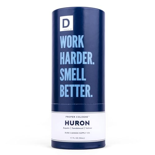 Duke Cannon Supply Co. Proper Cologne, 1.7 Fl Oz - Eau de Parfum for Men (Huron)