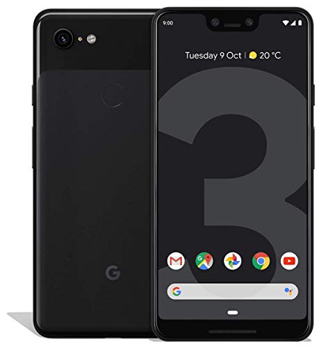 Google Pixel 3 XL 64GB Unlocked GSM & CDMA 4G LTE Android Phone w/ 12.2MP Rear & Dual 8MP Front Camera - Just Black (Renewed)