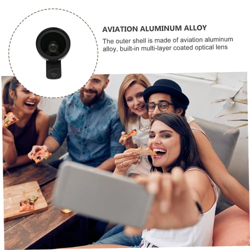 Abaodam 3pcs Set Wide-Angle Lens Phone Wide Angle Lens Intelligent Wide Angle Lens 2 in 1 Clip on Cell Phone Lens Suite Aviation Aluminum Alloy Universal Clip External Wide Angle