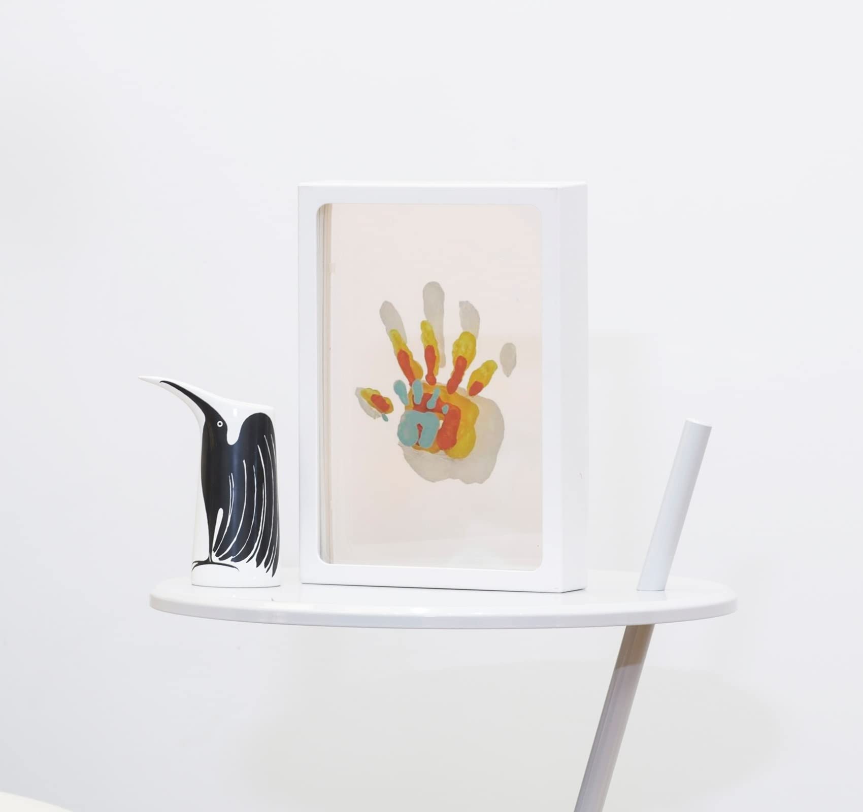 🍒Cherry Cheers🍒 Family Handprint and Paint Craft Kit DIY Baby Keepsake Frame, All Transparent Layers Non-Toxic Paints