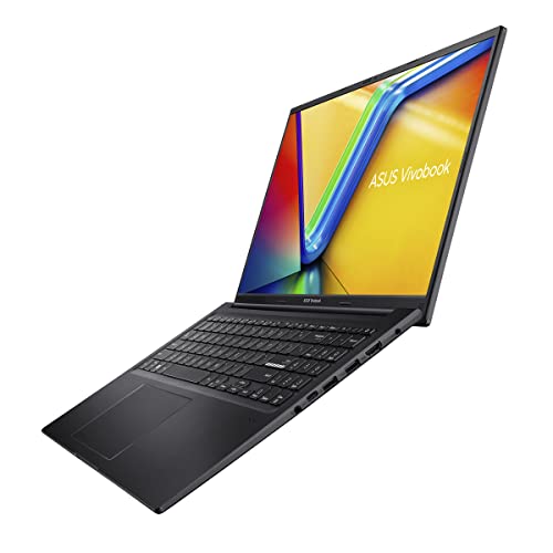 ASUS VivoBook 16 Laptop, 16” WUXGA (1920 x 1200) 16:10 Display, AMD Ryzen 5 7530U CPU, AMD Radeon™ Graphics, 8GB RAM, 512GB SSD, Fingerprint Sensor, Windows 11 Home, Indie Black, M1605YA-ES52