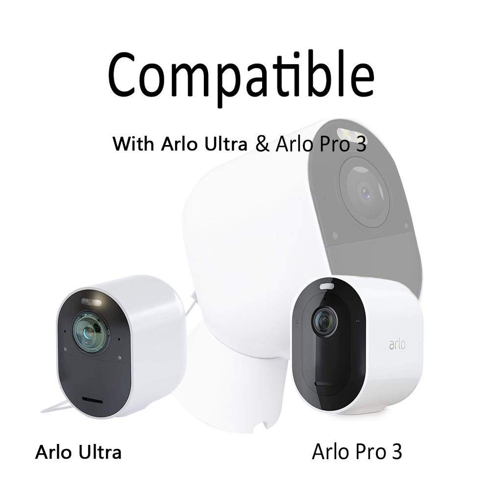 Koroao Anti-Drop Chain for Arlo Pro 4/Arlo Pro 3/Arlo Ultra - Prevent from Falling/Stolen - Weatherproof Indoor and Outdoor Safety Equipment (3-Pack)