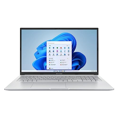 ASUS VivoBook 17 Business Laptop 17.3" FHD IPS Anti-Glare 12th Generation Intel 10-Core i3-1220P (Beats i7-1165G7) 8GB RAM 256GB SSD Intel UHD Graphics USB-C SonicMaster Win11 Silver + HDMI Cable