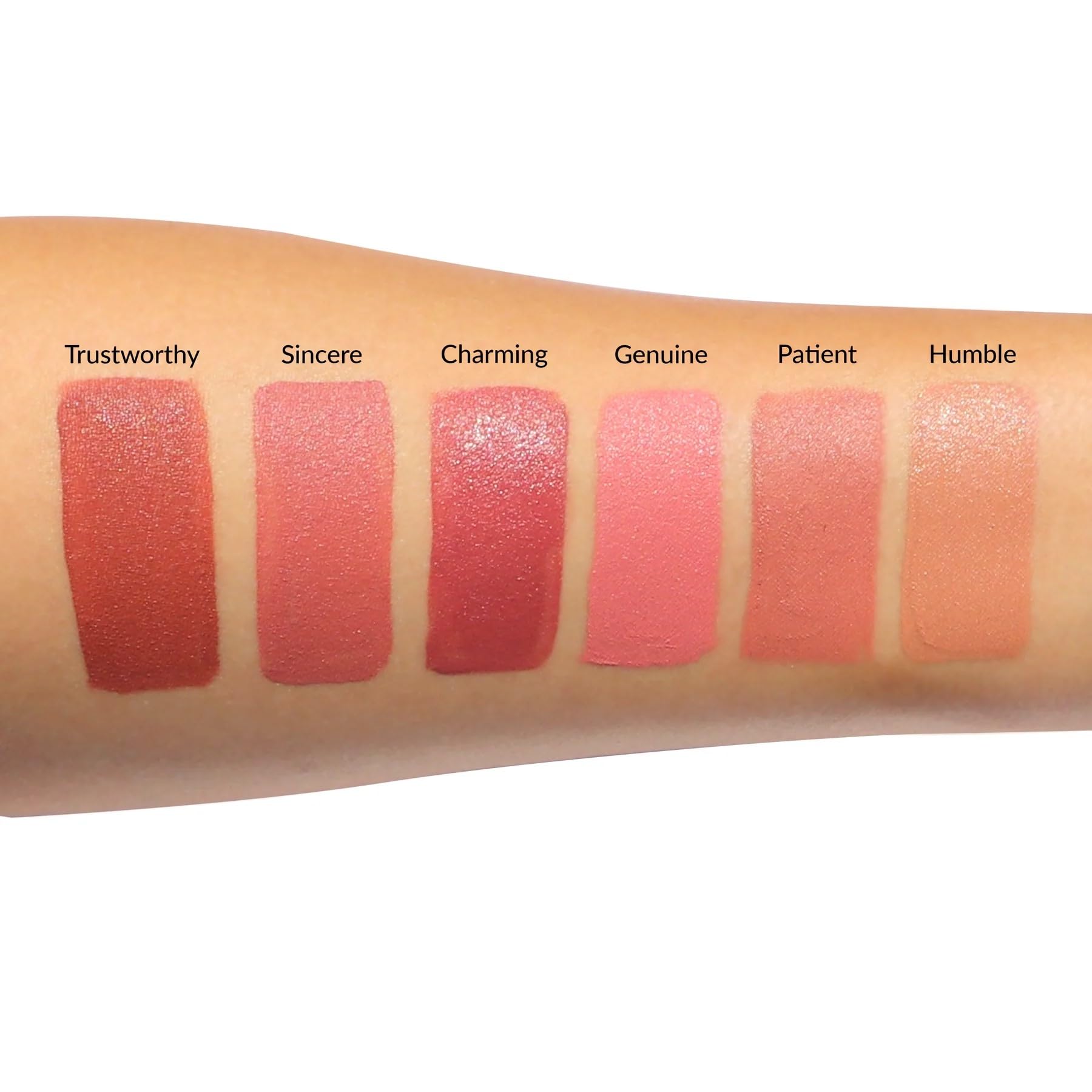 theBalm Meet Matte Hughes Nude Mini Liquid Lipstick Set, 0.04 Fl Oz (Pack of 6)