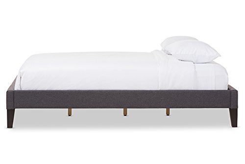 Baxton Studio 424-6991-AMZ Platform, Full, Grey