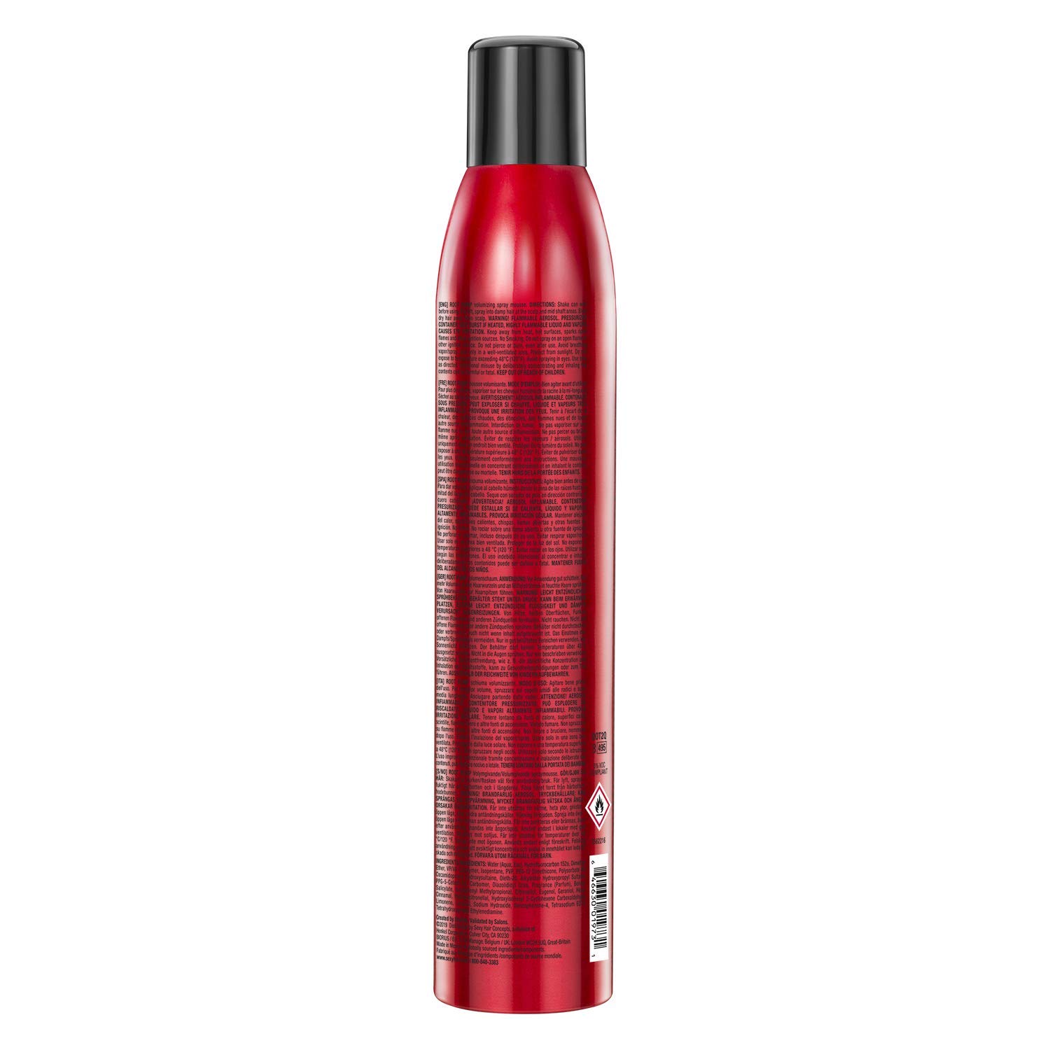 SexyHair Big Root Pump Volumizing Spray Mousse, 10 Oz | Volume with Medium Hold | Up to 72 Hour Humidity Resistance