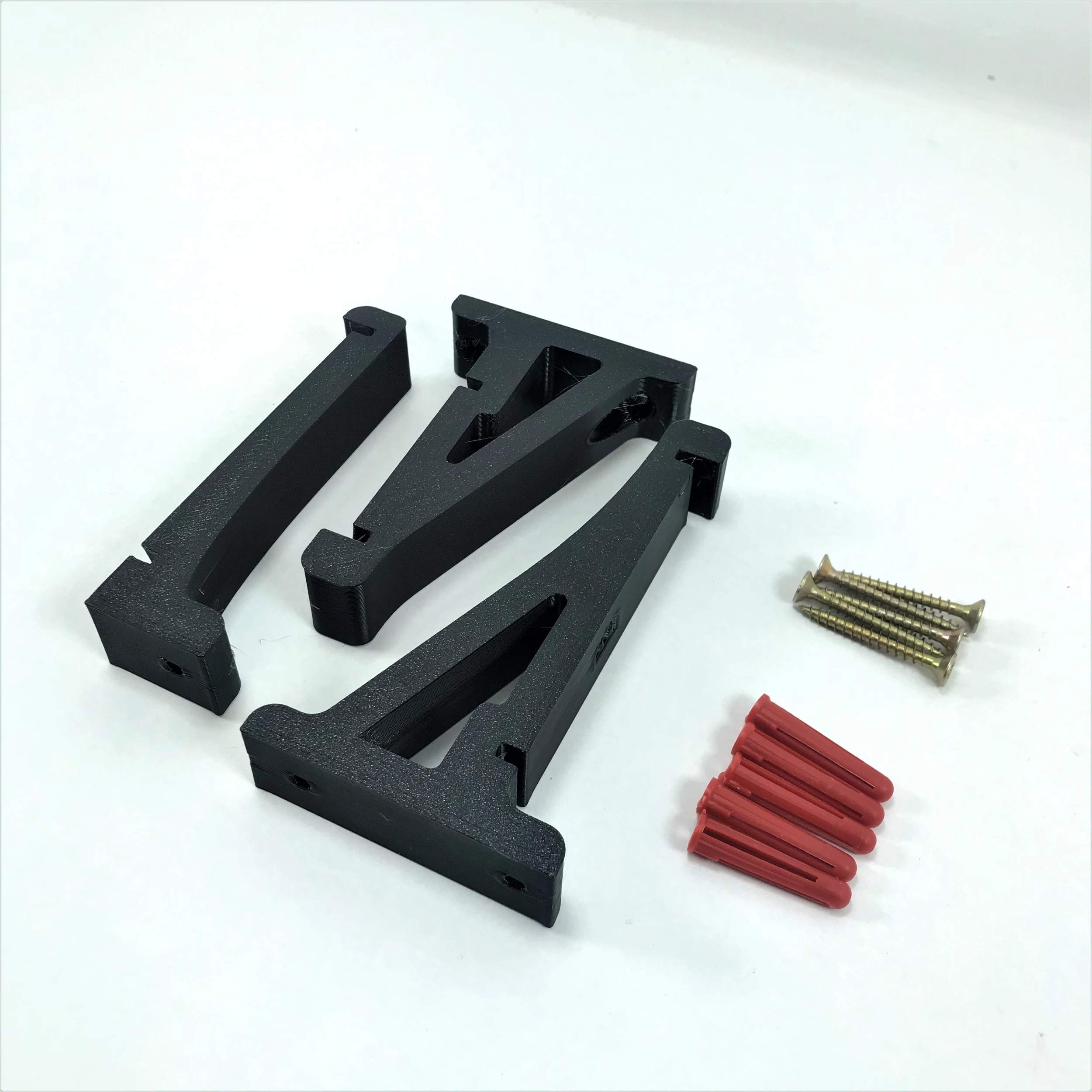 3D Cabin PS5 Wall Mount Wall Bracket Holder Stand for Play Station 5 Digital Triple Support Any Orientation Black Left